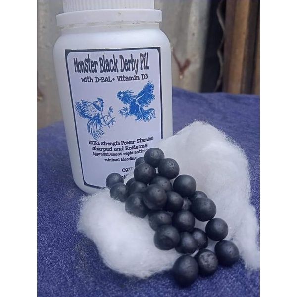 black derby pill per pcs(for gamefowl conditioning) resistance sa sugat ...