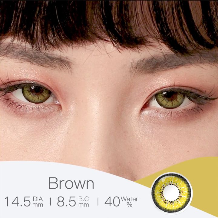 【COD& 24Hours Shipping】FLARE COLOR Colored Contact Lens Yearly Use ...