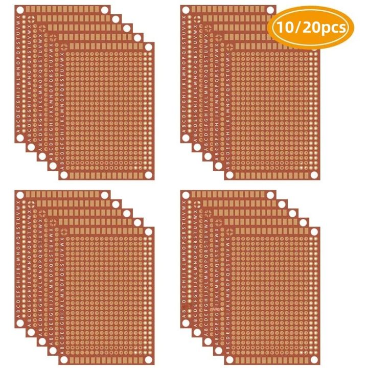 10/20 Pcs Copper Perfboard Paper Composite PCB Boards 5 cm x 7 cm ...