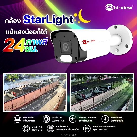 กล้องวงจรปิด HIVIEW HP-30B30PEL-M 3MP IP Bullet Camera | Lazada.co.th