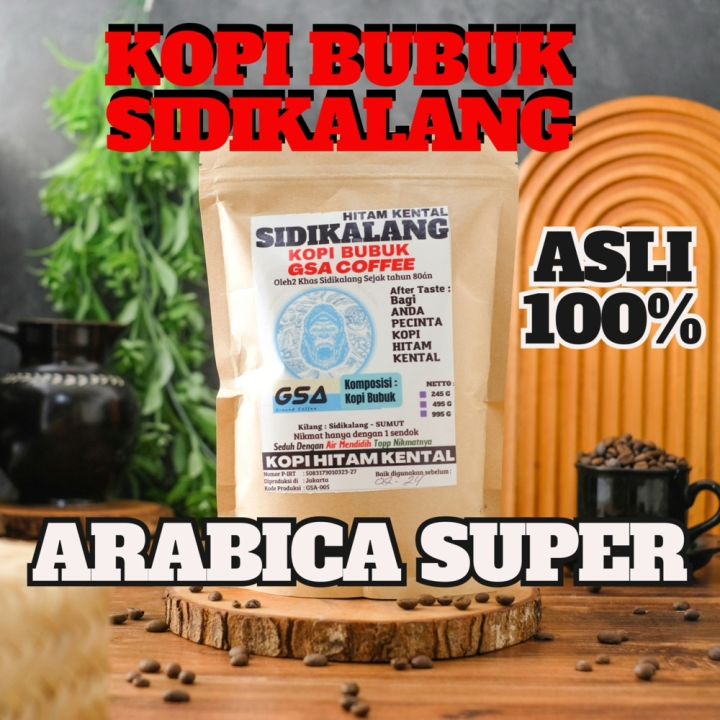 KOPI BUBUK MURNI ASLI 1KG 1 KG TANPA AMPAS CAMPURAN HITAM | Lazada Indonesia