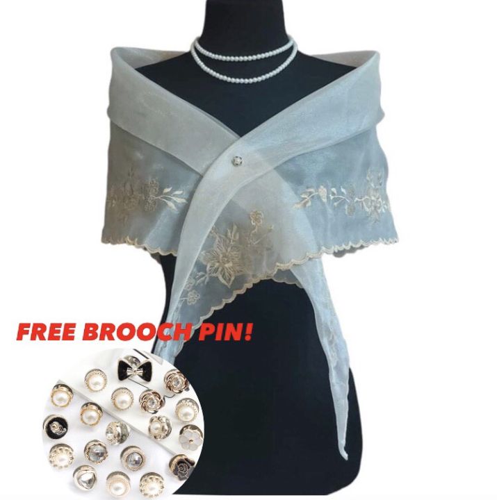 Filipiniana Alampay with free pin FOR ADULTS AND KIDS | Lazada PH