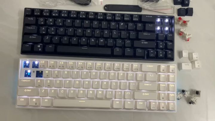 HOTSWAP RK71 - Bàn phím cơ không dây Bluetooth Royal Kludge RK71 Led ...