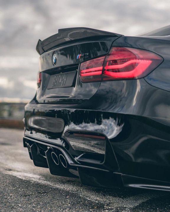BMW F30 PSM M3 carbon fiber REAR diffuser lip spoiler bodykit body kit ...