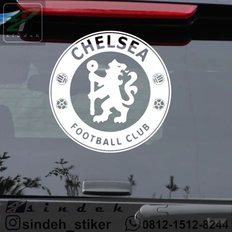 Stiker Logo Chelsea Cutting sticker Logo Club Chelsea | Lazada Indonesia