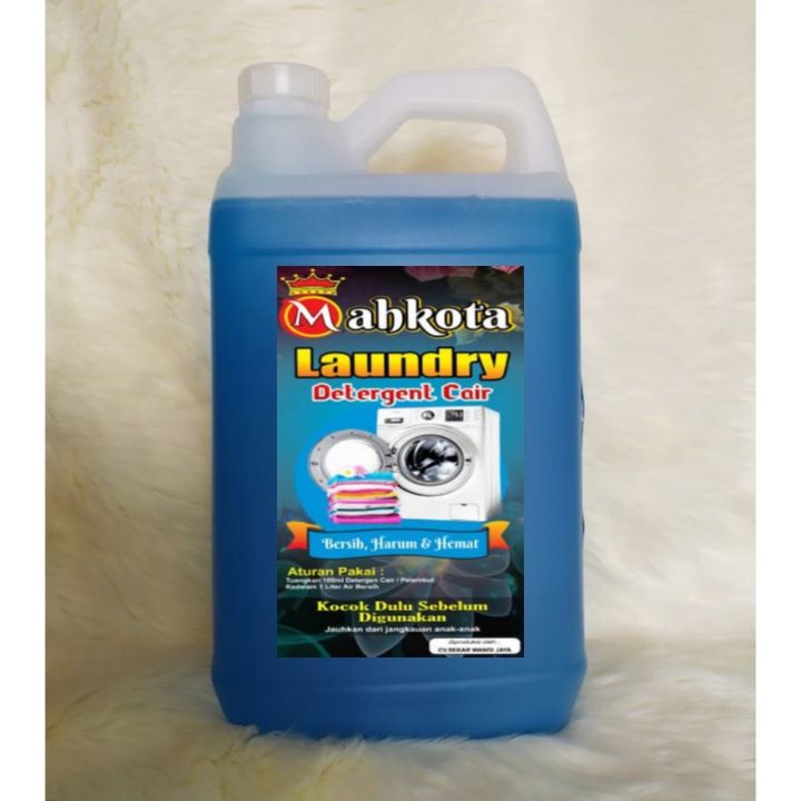 MURCE!!! DETERJEN LAUNDRY/SABUN CUCI KEMASAN 5 LITER (BIRU) LEMBUT ...