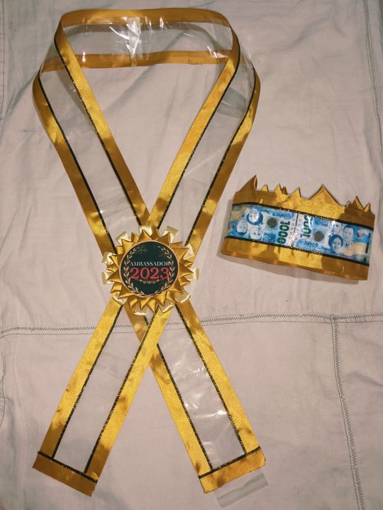 Money Garland/Sash and Crown | Lazada PH