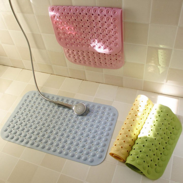 Bathroom Anti-Slip Mat Shower Bath Tub Waterproof Floor Mat Home Use ...
