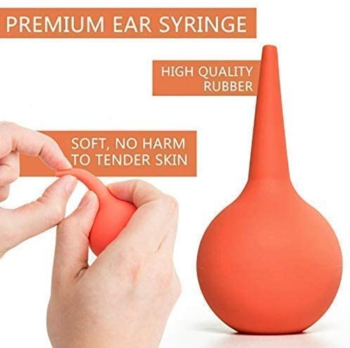 Rubber Ear Suction Ear Vacuum Ear Cleaner Ear Washing Syringe Ear Bulb ...