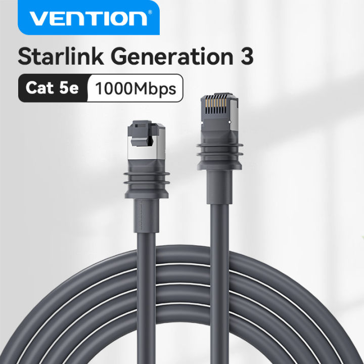 Vention Cat5e Ethernet Cable Starlink Generation 3 1000Mbps 100MHz Fast ...