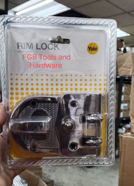 Yale rim lock deadlock V297 US26 chrome V297 US5 antique | Lazada PH