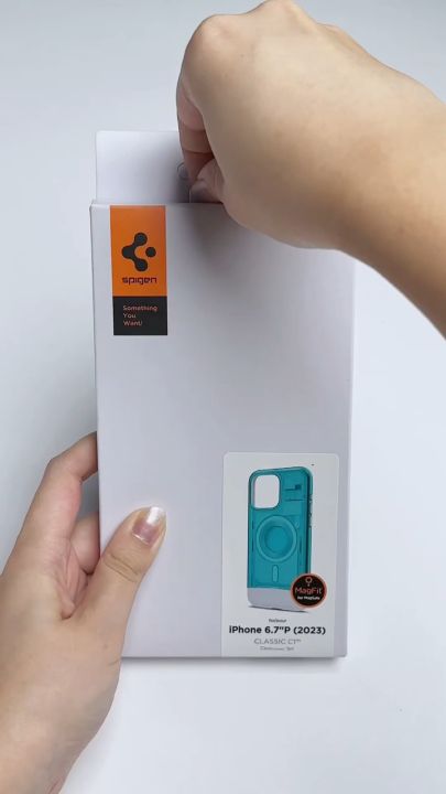 [ iPhone 15 Pro Max / Pro ] Spigen Classic C1 MagFit - Magsafe Compatible | Lazada