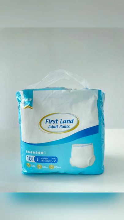 【NEW!!!】BGVP 50PCS Firstland Adult Diapers M/L/XL Unisex 10pcs/1pack Adult Pull-Up Pants Leak ...