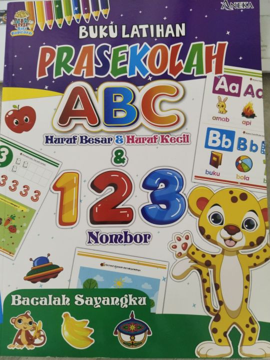 BUKU LATIHAN! READ, WRITE & COLOUR! JOM MENGENAL ABC HURUF BESAR ...