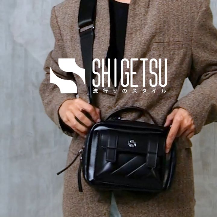 Shigetsu KUMAGAYA Bag Leather sling bag for men crossbody bag shoulder ...