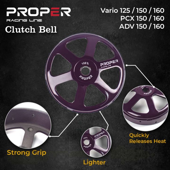 Mangkok Kampas Ganda PROPER RACING LINE Vario 125 150 160 PCX ADV 150 ...