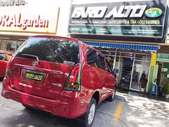 Toyota Innova Vland Tail Light Red Lens 2004 to 2015 | Lazada PH