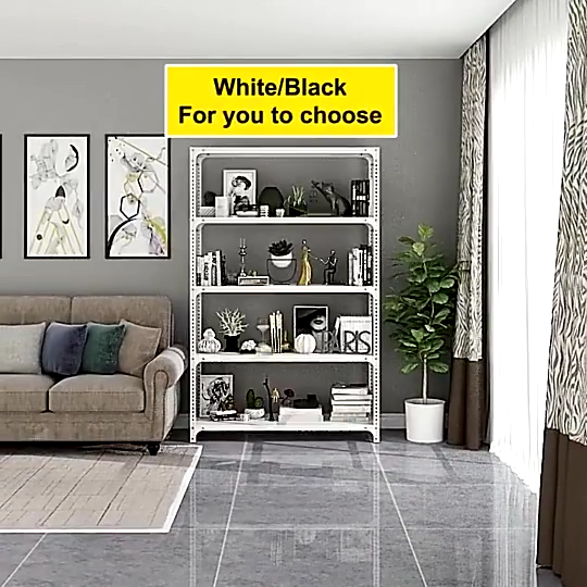 5layer Boltless Steel Rack Shelves Load Capacity Of 500kg Ideal Metal ...