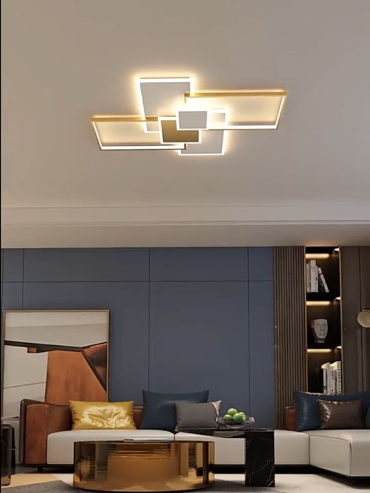 Ceiling Lights Modern Design 3Colors Dimming/ Remote Control Living ...