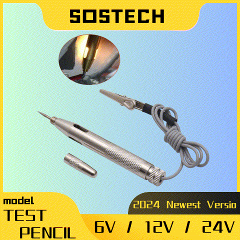 ANCEL DC 6V 12V 24V Car Lamp Voltage Circuit Tester System Detector ...