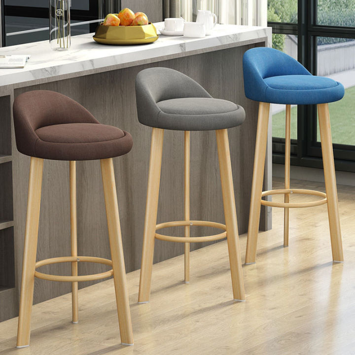 2PCSModern Simple Bar Chair High Chair Bar Table Chair High Stool ...