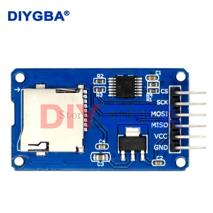 Micro SD Card Mini Storage Board TF Card Reader Memory Shield Module SPI for arduino Diy Kit ...