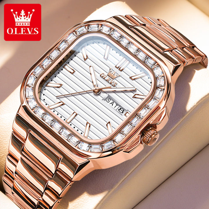 OLEVS watch for men original branded 2024 new quartz watch for mens 100 ...