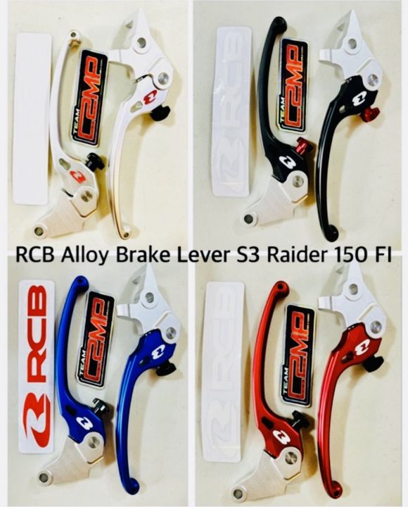 RCB Alloy Brake Lever S3 Raider 150 FI ONLY!! (Except 2022 MFX Series ...