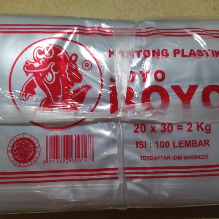 plastik joyo boyo 2kg 20 x 30 100lembar 1 ikat isi 5 | Lazada Indonesia