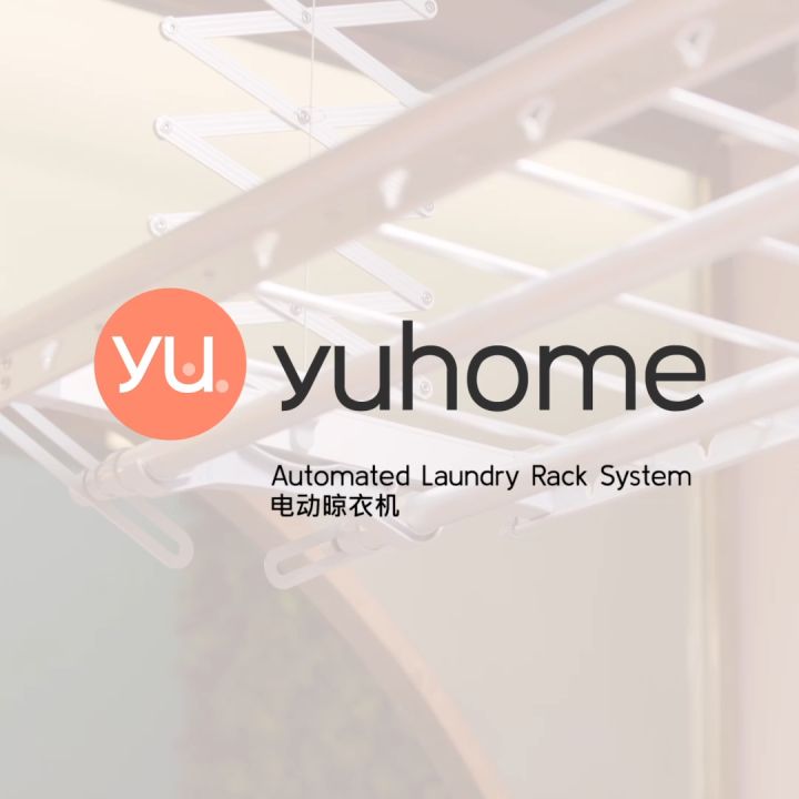 YU HOME Automated Laundry Rack System (Model: BASIC) - Smart Auto ...