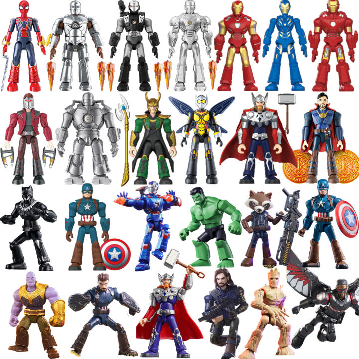 BLOKEES Original Avengers Iron Man Captain America Iron Patriot Hulk ...