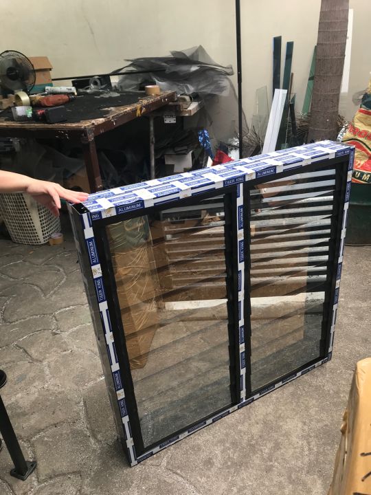 100cm x 100cm aluminum jalouplus window | Lazada PH