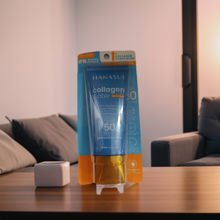 Hanasui Collagen SPF50 Water Sunscreen 30Gr | Lazada Indonesia