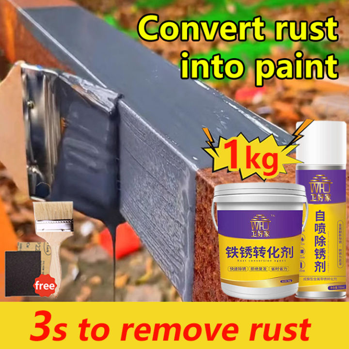 🔥Translate rust into paint🔥Rust converter for metal 1kg/500g 10 years ...