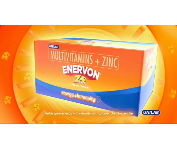 Enervon Z+ (Multivitamins + Zinc) - 8 CAPSULES | Lazada PH
