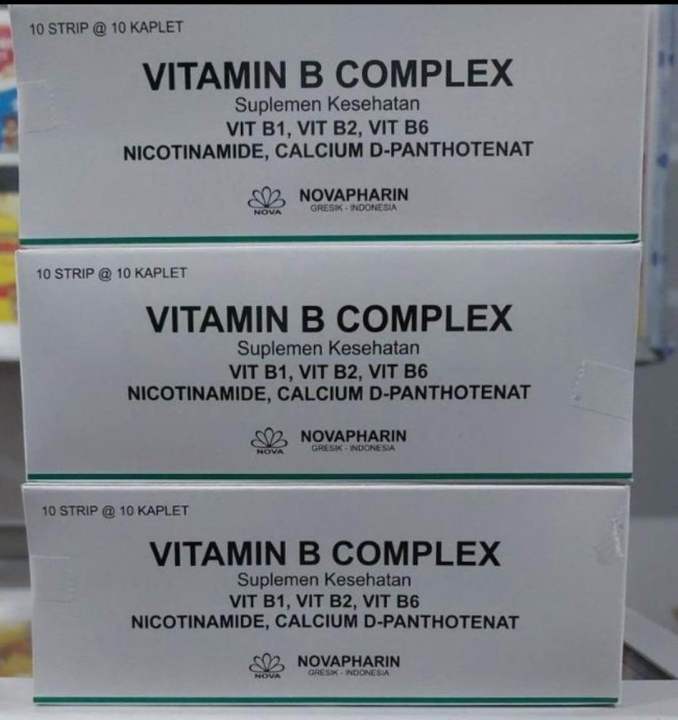 vitamin b complex box 100 tablet | Lazada Indonesia
