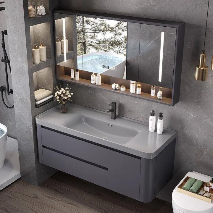 Luxurious Sensation Bathroom Cabinet Combination Wash Basin Toilet ...
