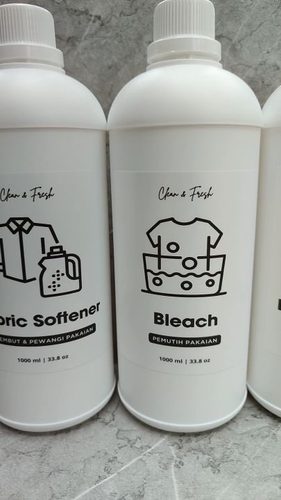 Refill Bottle Botol Sabun Laundry Aesthetic Minimalis Ukuran 1000 ML ...