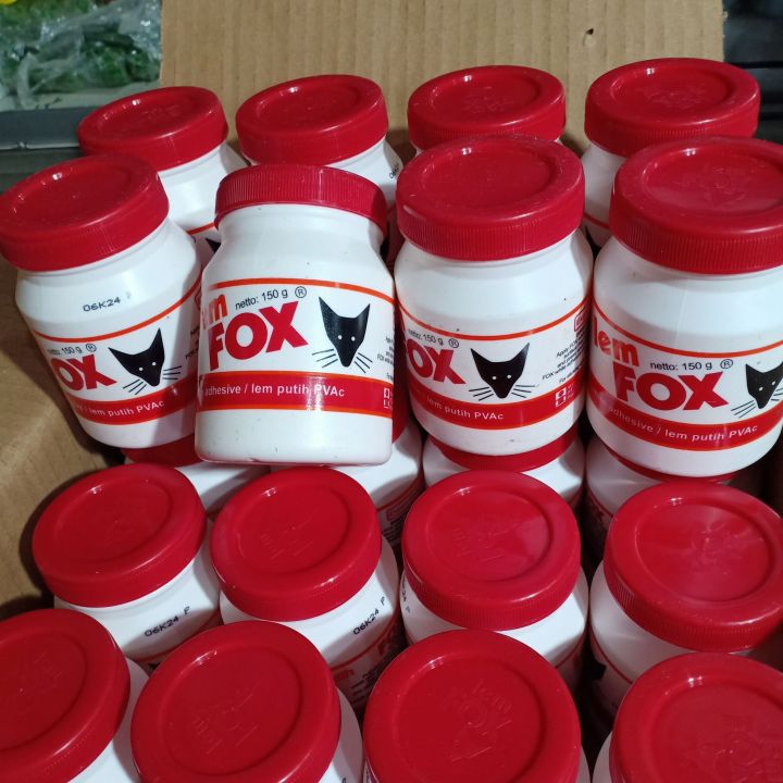 Lem FOX 150 gram putih lem colek kemasan Botol | Lazada Indonesia