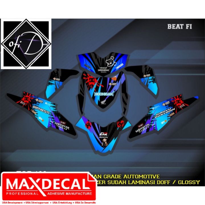 Decal Honda BEAT fi full body, Decal terbaru Dari kami, di cetak dengan ...