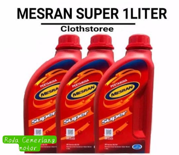 Oli Mesran Super 1 Liter | Lazada Indonesia