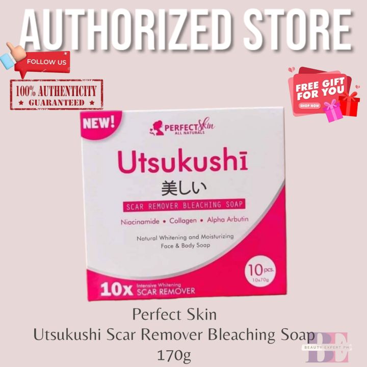PERFECT SKIN Utsukushi Soap Per Box 170g | Lazada PH