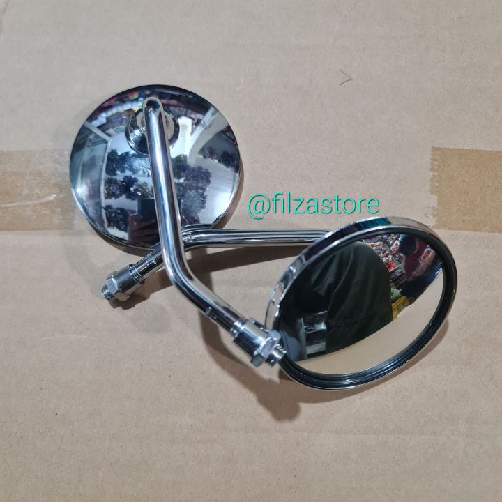 Spion Model Vespa Batang Pendek untuk Honda dan Yamaha Krum Kaca ...