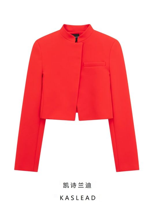 Kaslead เสื้อผ้าผู้หญิงแบบใหม่เสื้อสูทตัวสั้นเข้ารูปลำลองแฟชั่นสไตล์ ...
