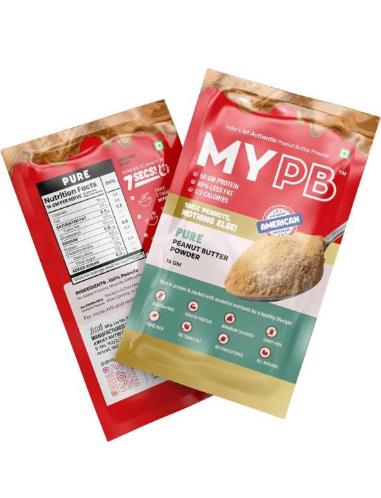 MYPB Peanut Butter Powder Travel Sachets 16gram X 2pack (2ซอง) | Gluten ...