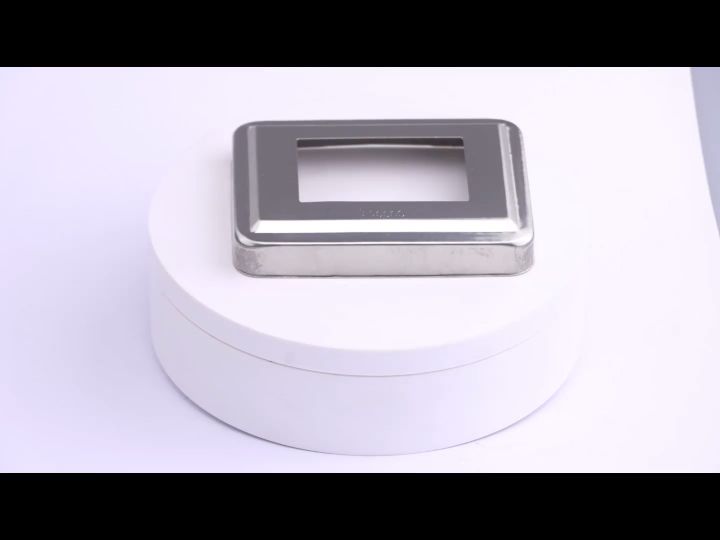 201/ 304 Stainless Square Cover Steel Railing Column Fitting Square ...