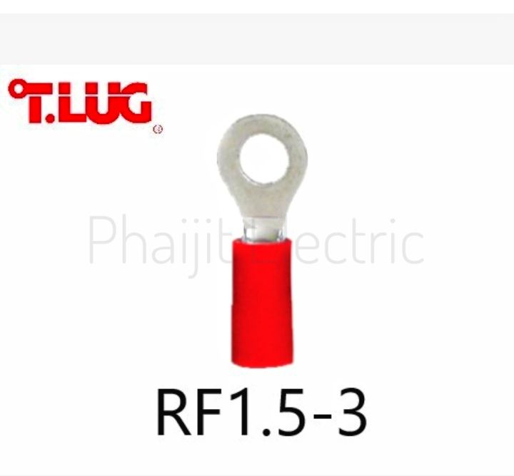 หางปลากลมหุ้ม T.LUG RF 1.5-3 RF 1.5-4 T.LUG Red (100 Pieces/Pack)Round ...