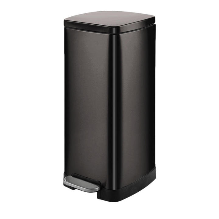 Plexor Stainless Steel Trash Can with Cover, 20L/30L Large Capacity ...
