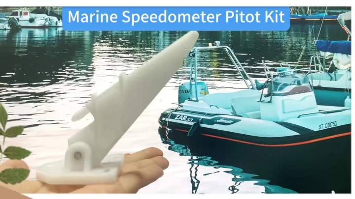 Marine Boat Speedometer Pitot Kit, Automatic Kick-up Tube Assembly Up ...