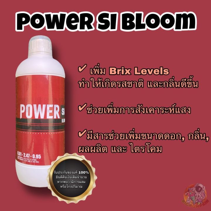 Power Si Bloom V.2 ครบเครื่องเรื่องเสริมดอก (Organic 100%) | Lazada.co.th